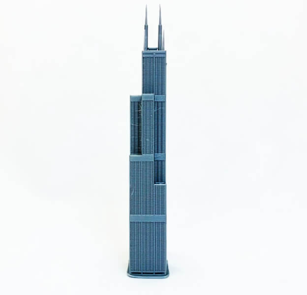 Willis (Sears) Tower - Chicago , USA by MiniWorld3D | Download free STL ...