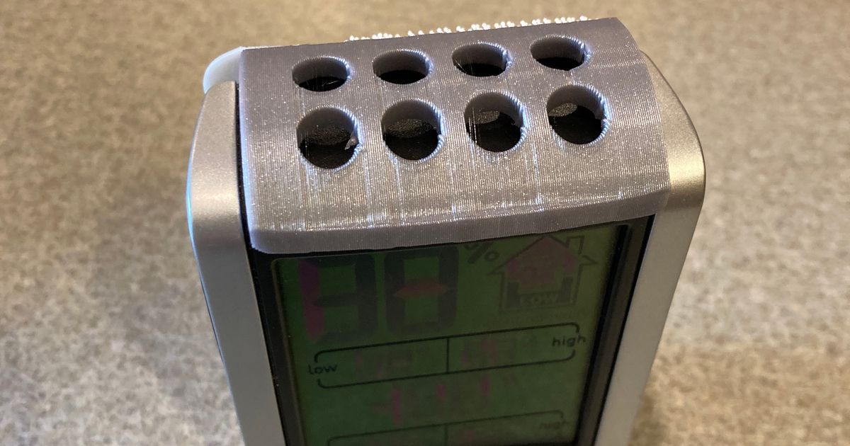 Humidity Gauge Holder by 34TL34D | Download free STL model | Printables.com