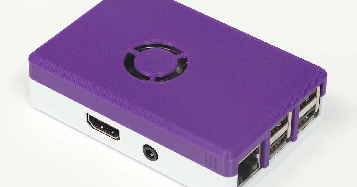 Pi-3 Case with POE+ Hat by OzRocky | Download free STL model ...