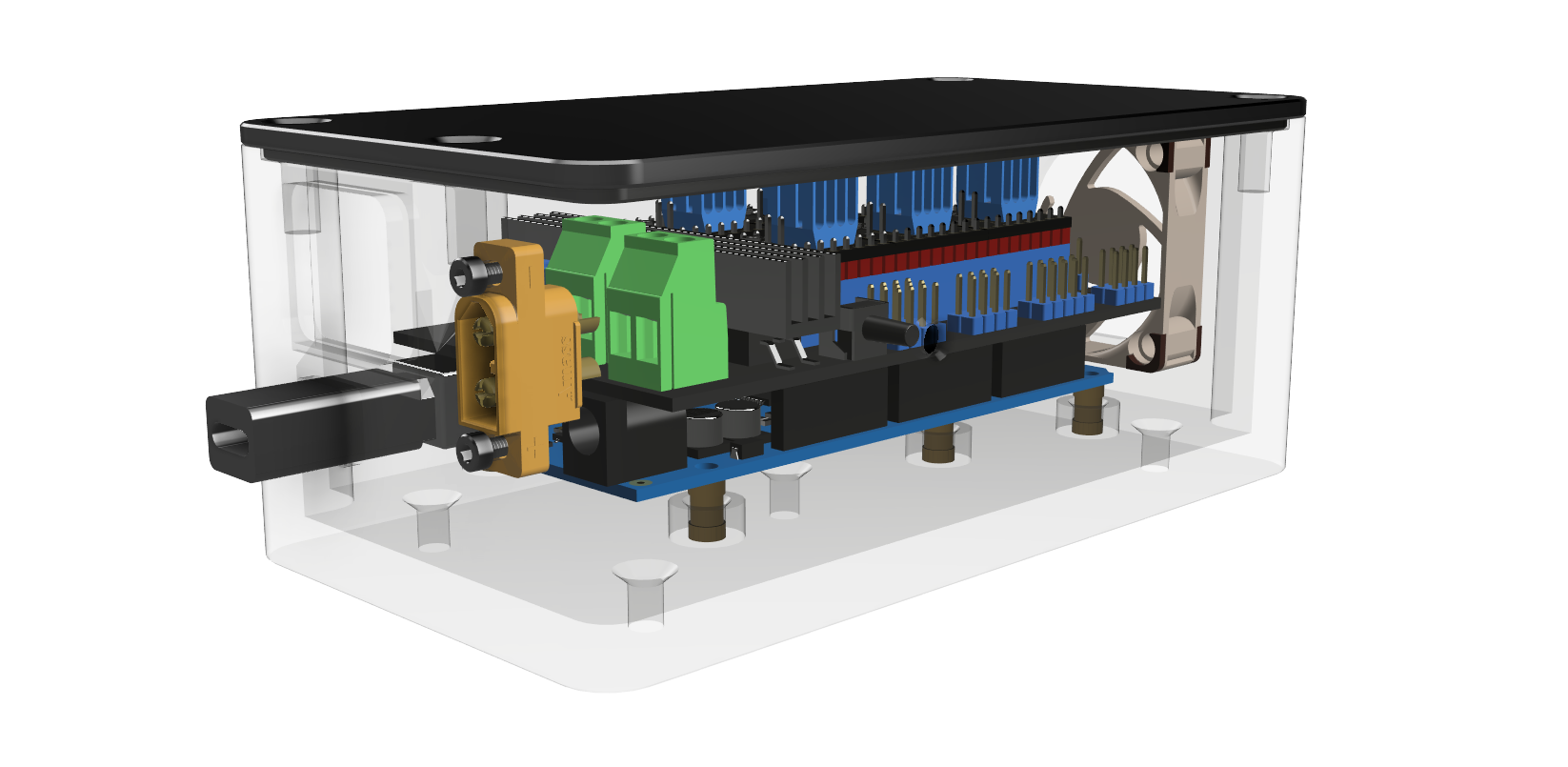 OpenAstroTracker Minimal Controller Enclosure for Mega 2560 and Ramps 1 ...