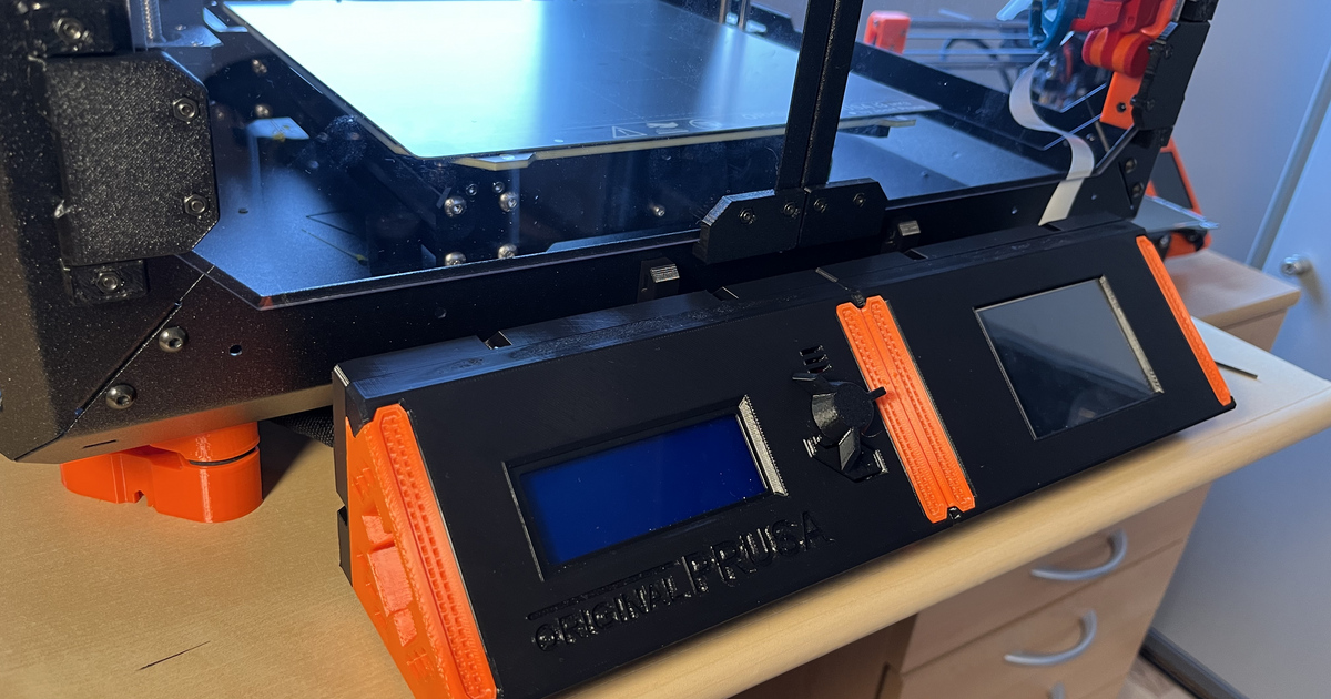 Mounting brackets for "modular control panel for 3D printer" to ...