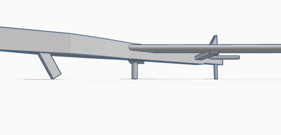 Glider with rubber band launch by Hec18 | Download free STL model ...