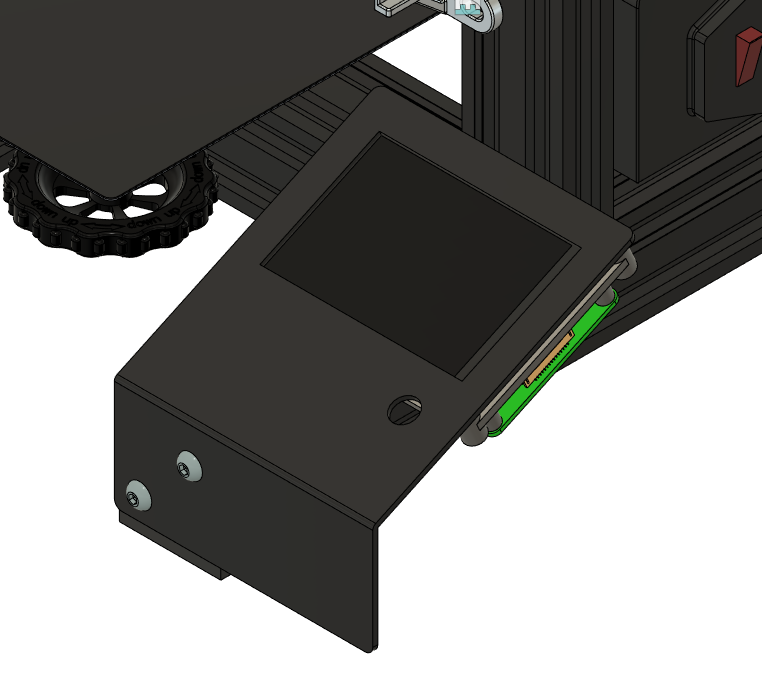 3.5' rpi display mount for ender 3 pro by Hugo Teixeira | Download free ...