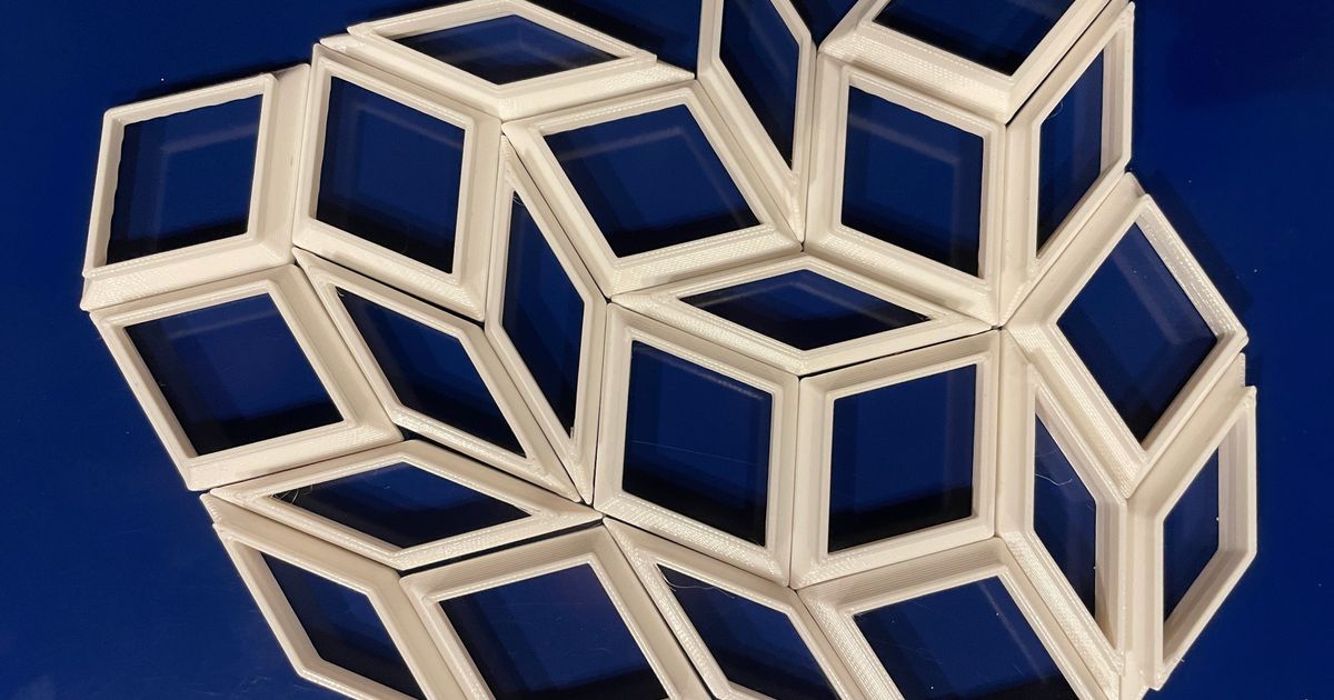 Penrose tiles by Aryser | Download free STL model | Printables.com