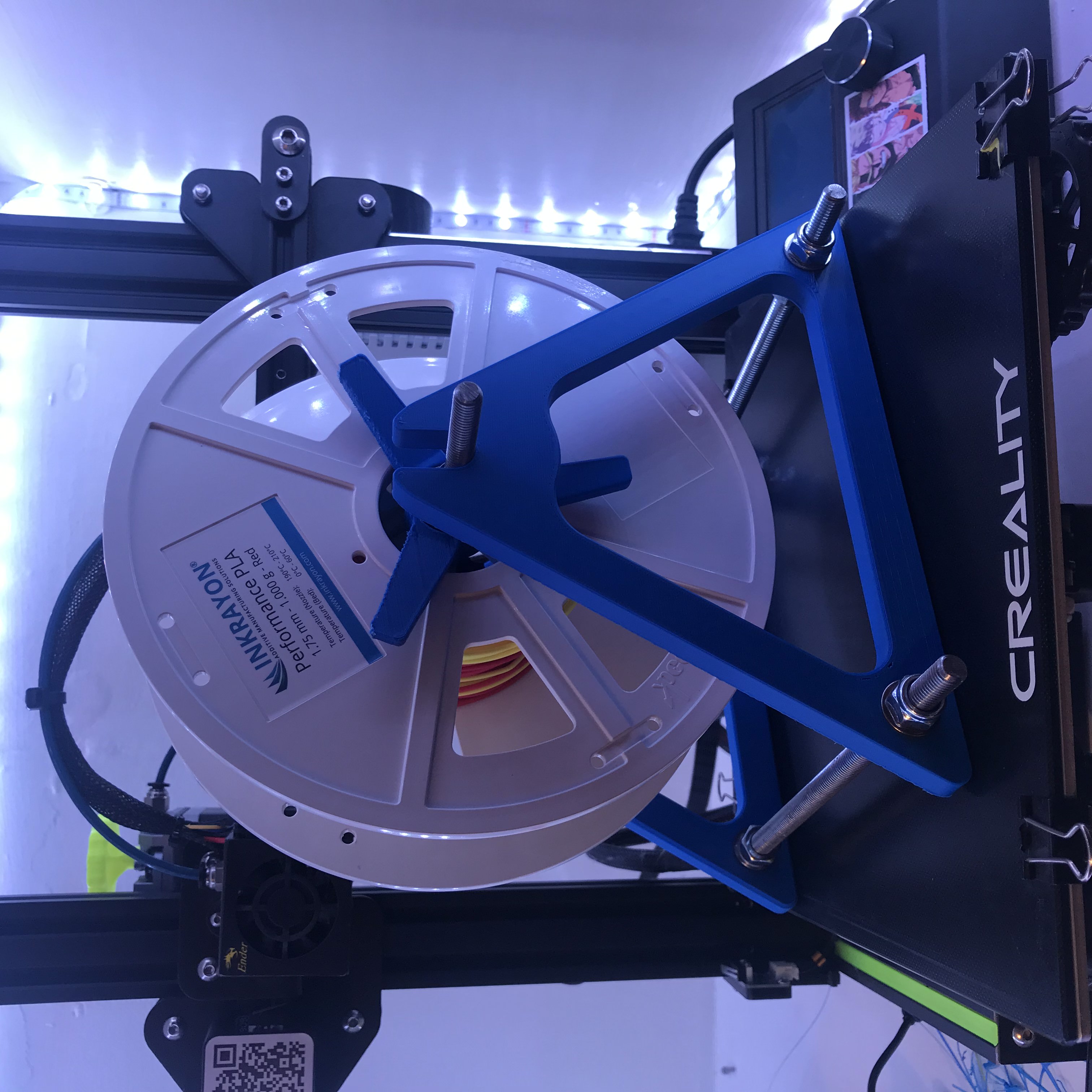 Adjustable Filament Spool Holder by Estikuma | Download free STL model ...