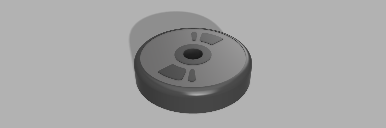 45 RPM adapter with vinyl design engraved MK. 1 LESS FILAMENT USING ...