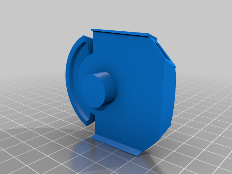 Post Imperial Square Cheek V5 by StarBug_Props | Download free STL model | Printables.com