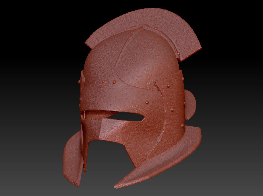 Uruk Hai Helmet V3 TEXTURED by StarBug_Props | Download free STL model ...