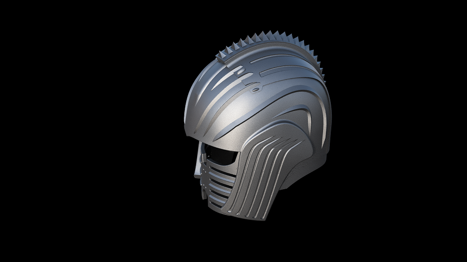 Riddick - Necromonger Helmet by StarBug_Props | Download free STL model ...