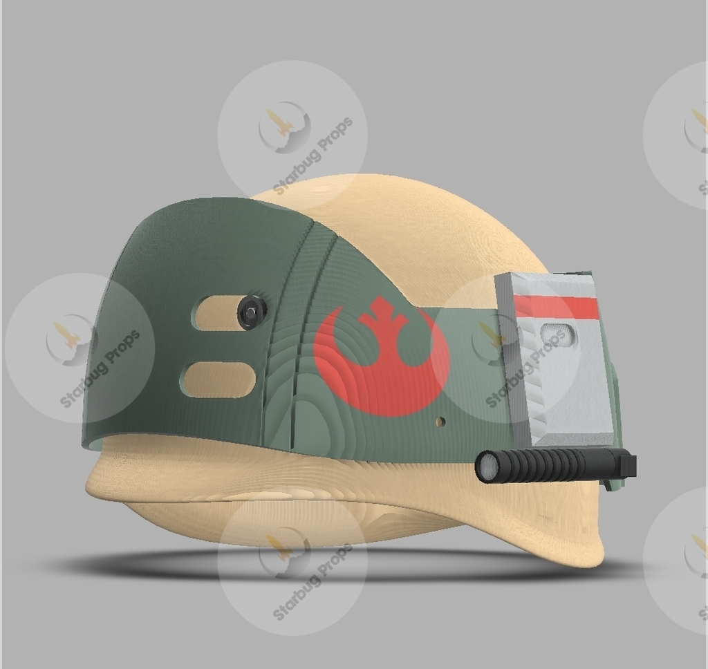 Rogue one Rebel Helmet by StarBug_Props | Download free STL model ...