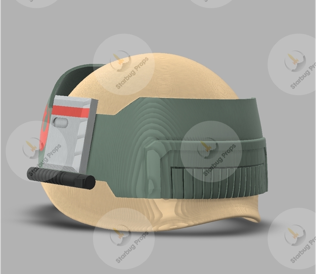 Rogue one Rebel Helmet by StarBug_Props | Download free STL model ...