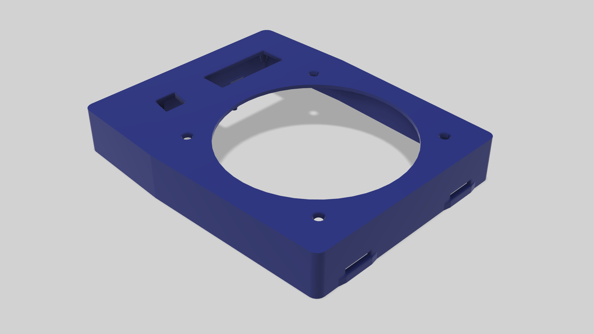 Front Panel with 120 Fan for UPS by D1uxe | Download free STL model ...