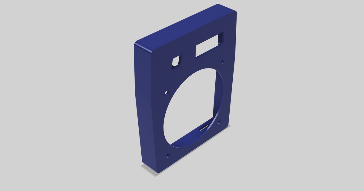 Front Panel with 120 Fan for UPS by D1uxe | Download free STL model ...