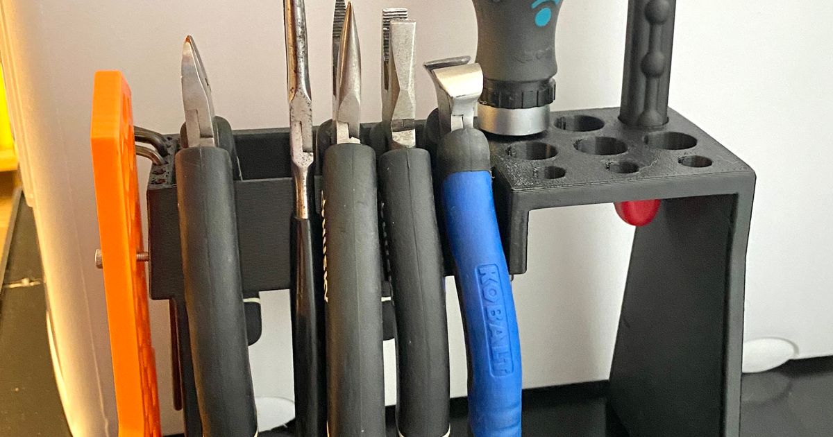 Free Standing Printer Tools Rack by alexm | Download free STL model ...