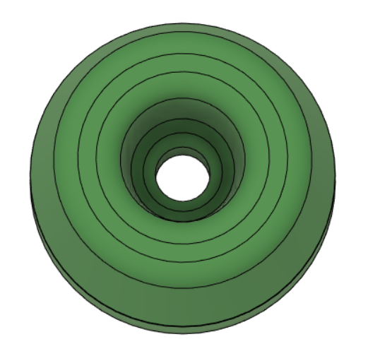 Simple TPU foot, 20mm high x 25mm diameter by Hack_n_Splice | Download ...