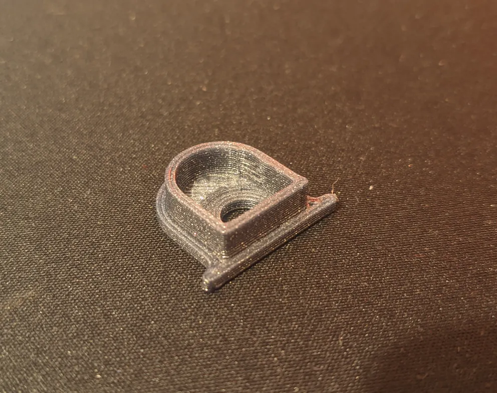 Under desk push button case 12mm by Enderowiec | Download free STL ...
