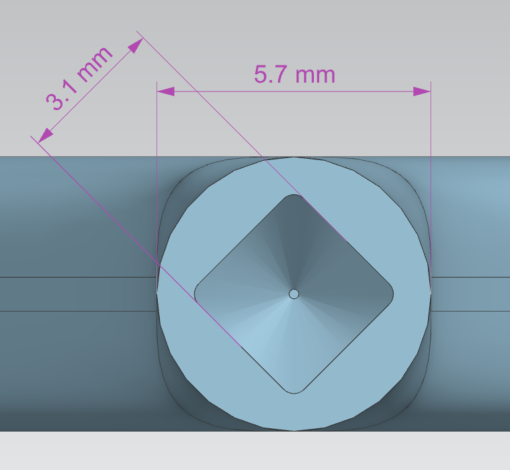 Wind-up key for toy cars (square) by undoz | Download free STL model ...