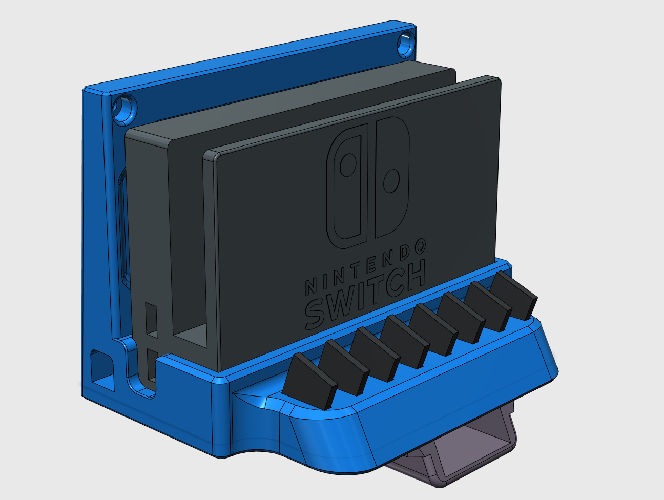 nintendo switch wall mount by twanskys | Download free STL model ...