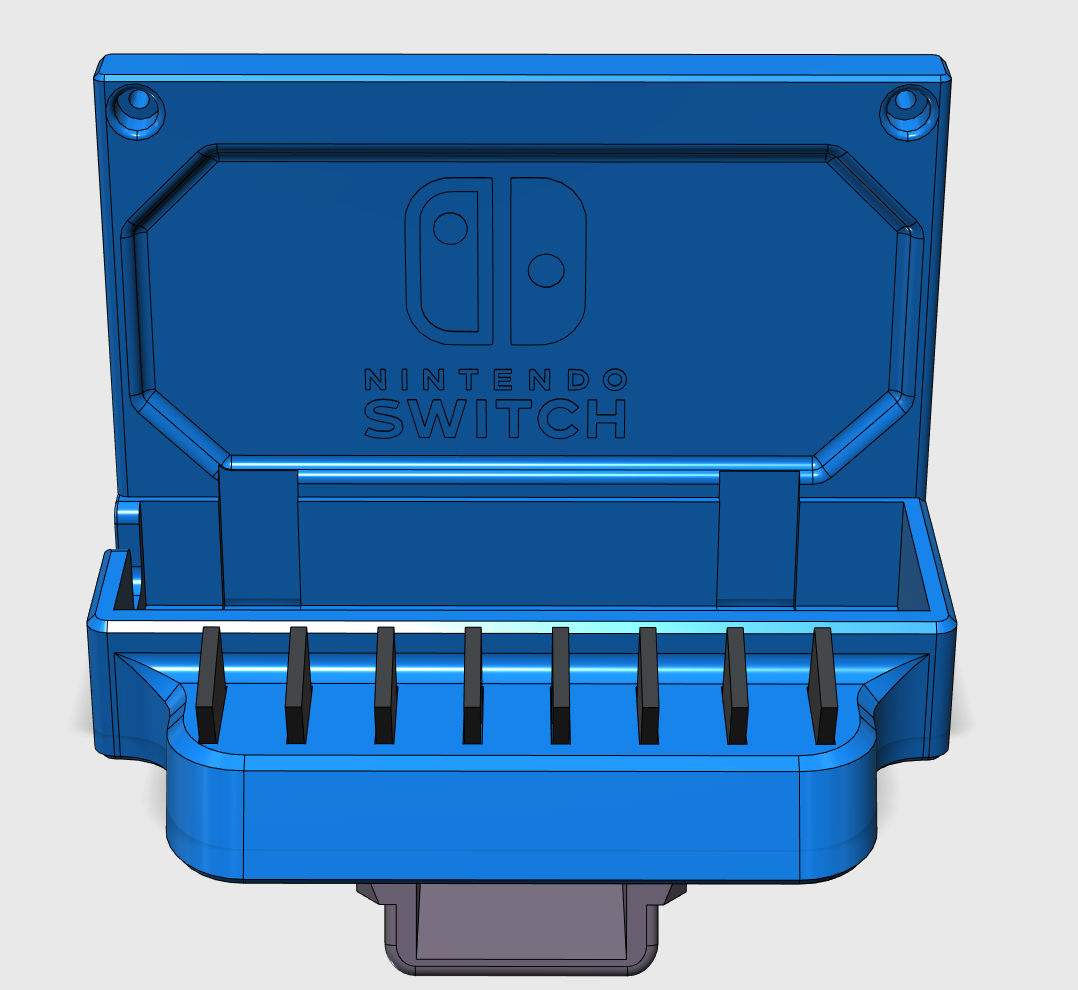 nintendo switch wall mount by twanskys | Download free STL model ...