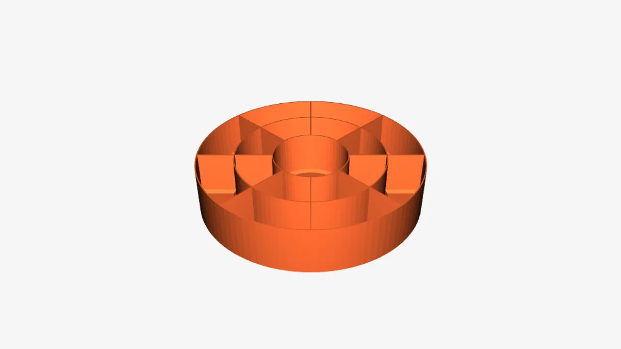 Sorting box round by Boogie | Download free STL model | Printables.com