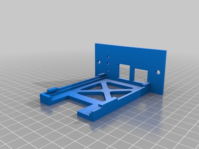 Rack for Raspberry PI B on a modular system 19" 2U by pfml | Download ...
