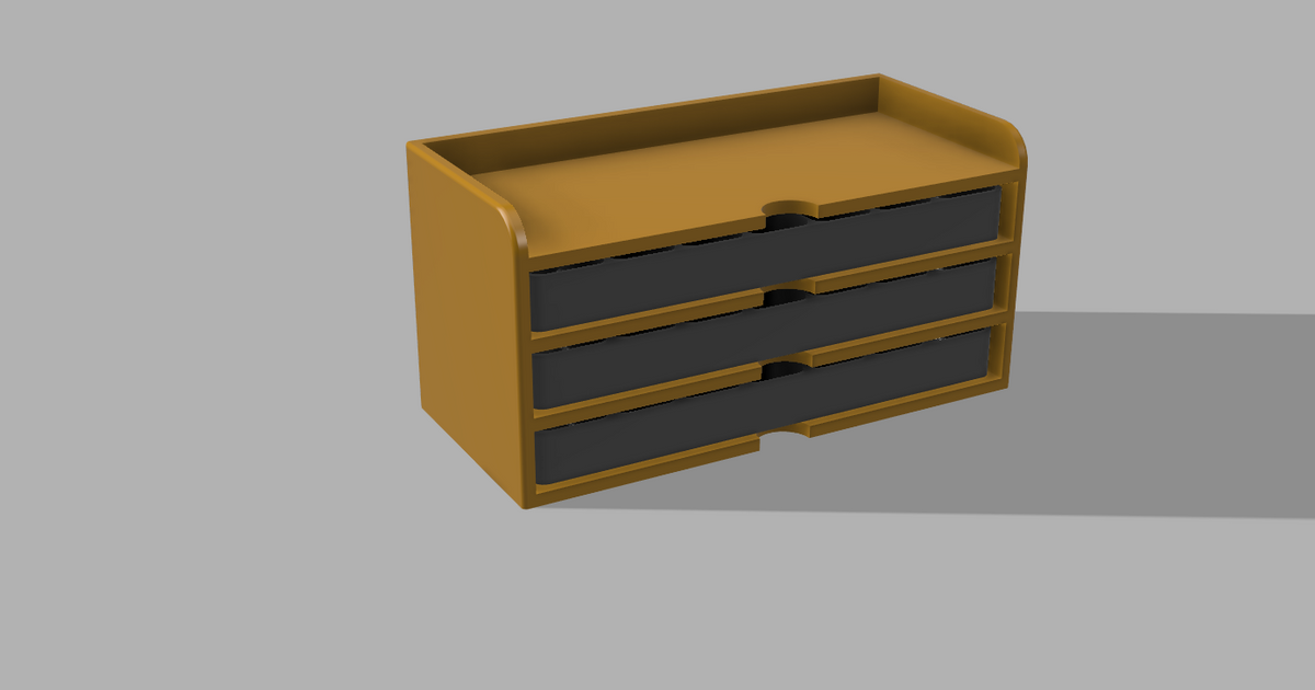 A tray stacker for my large size parts tray by Matt3908 | Download free ...