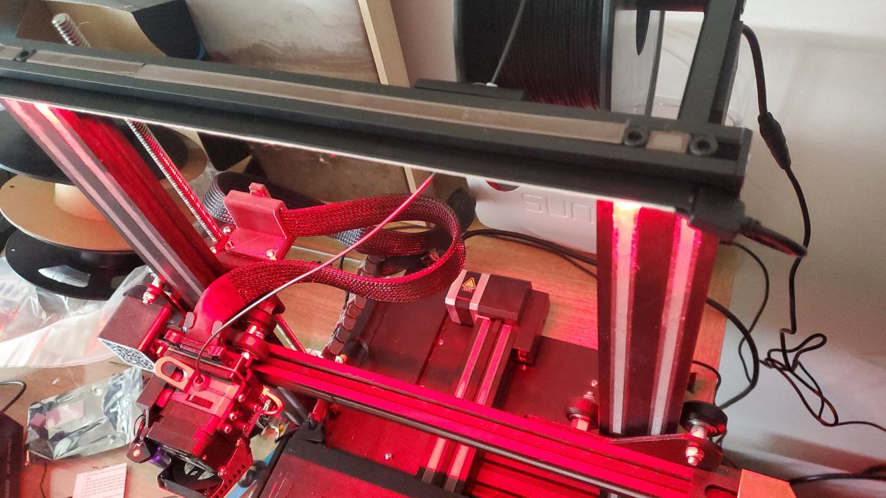 Ender 3 LED strip mount by JCDenton14 | Download free STL model ...