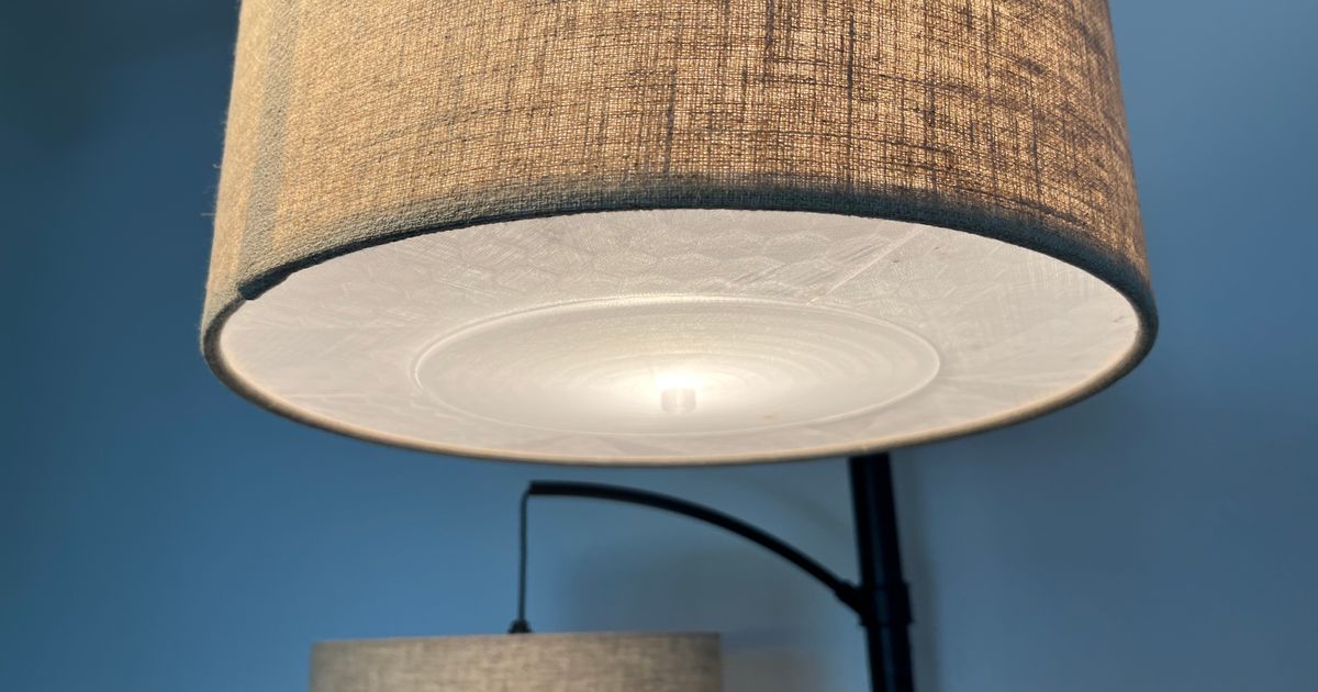 Drum lamp Light Diffuser (Parametric) by hayesewing | Download free STL ...