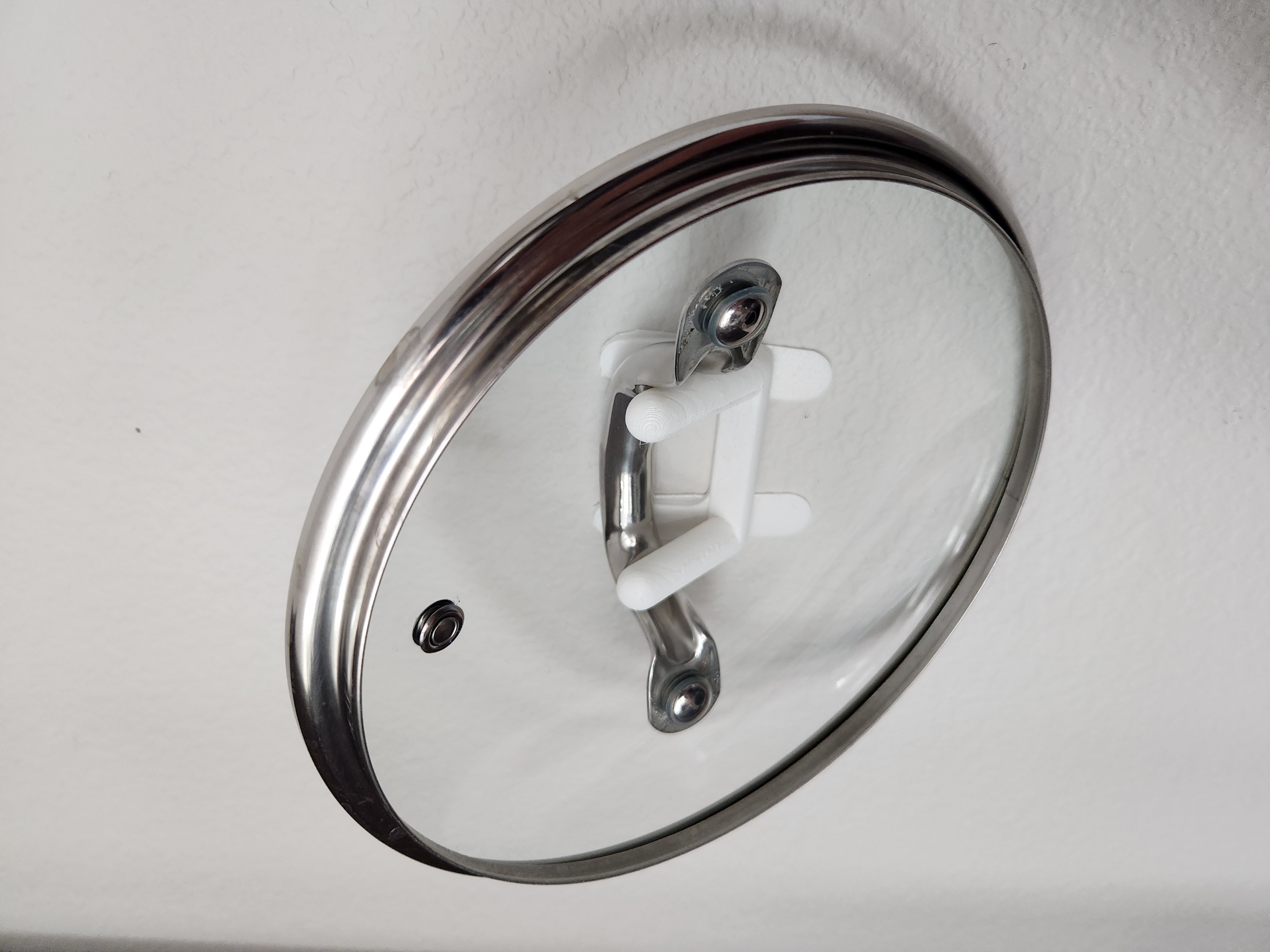 Pot Lid Wall Hanger by cogspace | Download free STL model | Printables.com