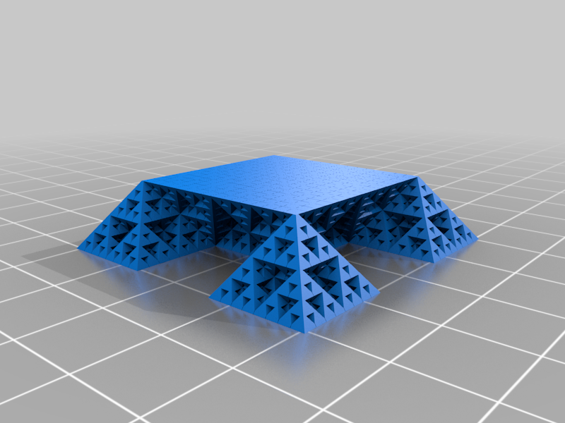 Fractal Pyramid - Multi Color by MagicalBeard | Download free STL model ...