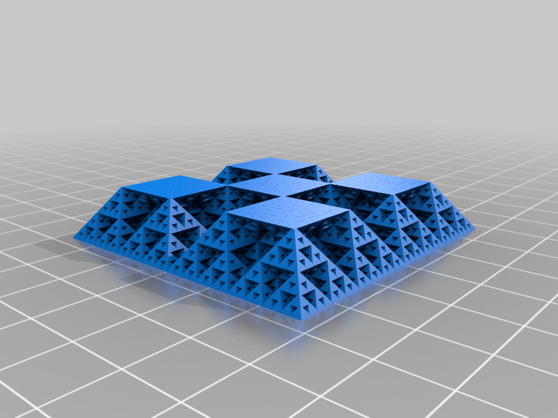 Fractal Pyramid - Multi Color by MagicalBeard | Download free STL model ...