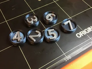 D&D Numbered Markers/Tokens by MagicalBeard | Download free STL model ...