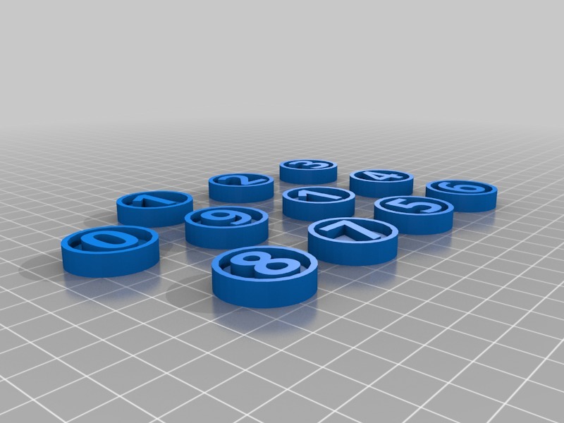 D&D Numbered Markers/Tokens by MagicalBeard | Download free STL model ...