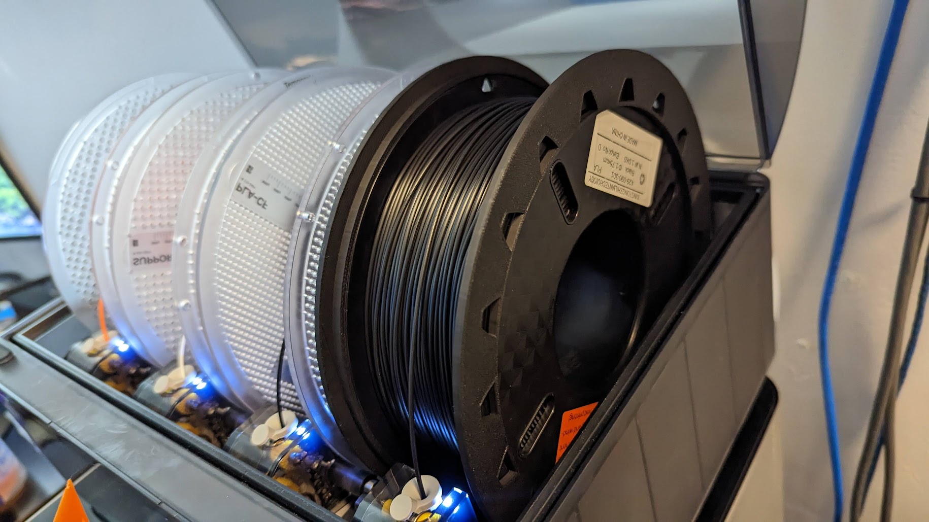 Bambu AMS 185mm Spool Adapter by MadGoat | Download free STL model ...
