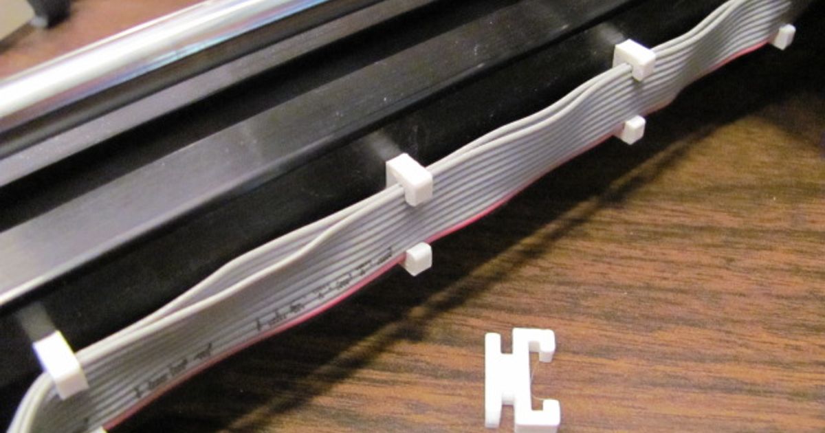 MK3/S/S+ ribbon cable tie downs by cncMaker1976 | Download free STL ...