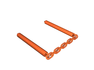 nunchucks (print in place) v2 by B00H | Download free STL model ...