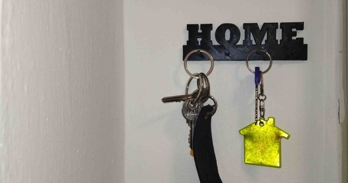 Home key holder by MMC-Design | Download free STL model | Printables.com