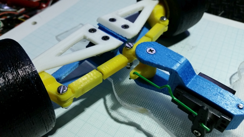 OpenRC F1 Front Suspension Servo Saver Solution by marcotheboy ...