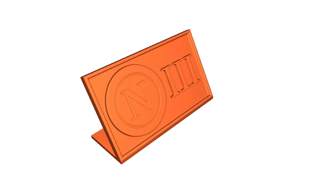 Desktop - Napoli Calcio - Scudetto by MarioTani | Download free STL ...