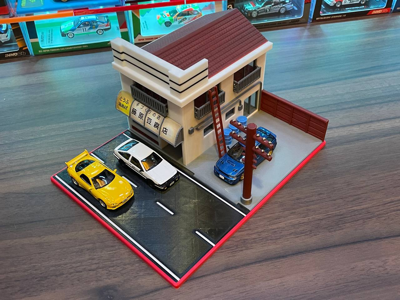 Japanese Style Shop Diorama (Initial D Theme) by GigaPenguin | Download ...