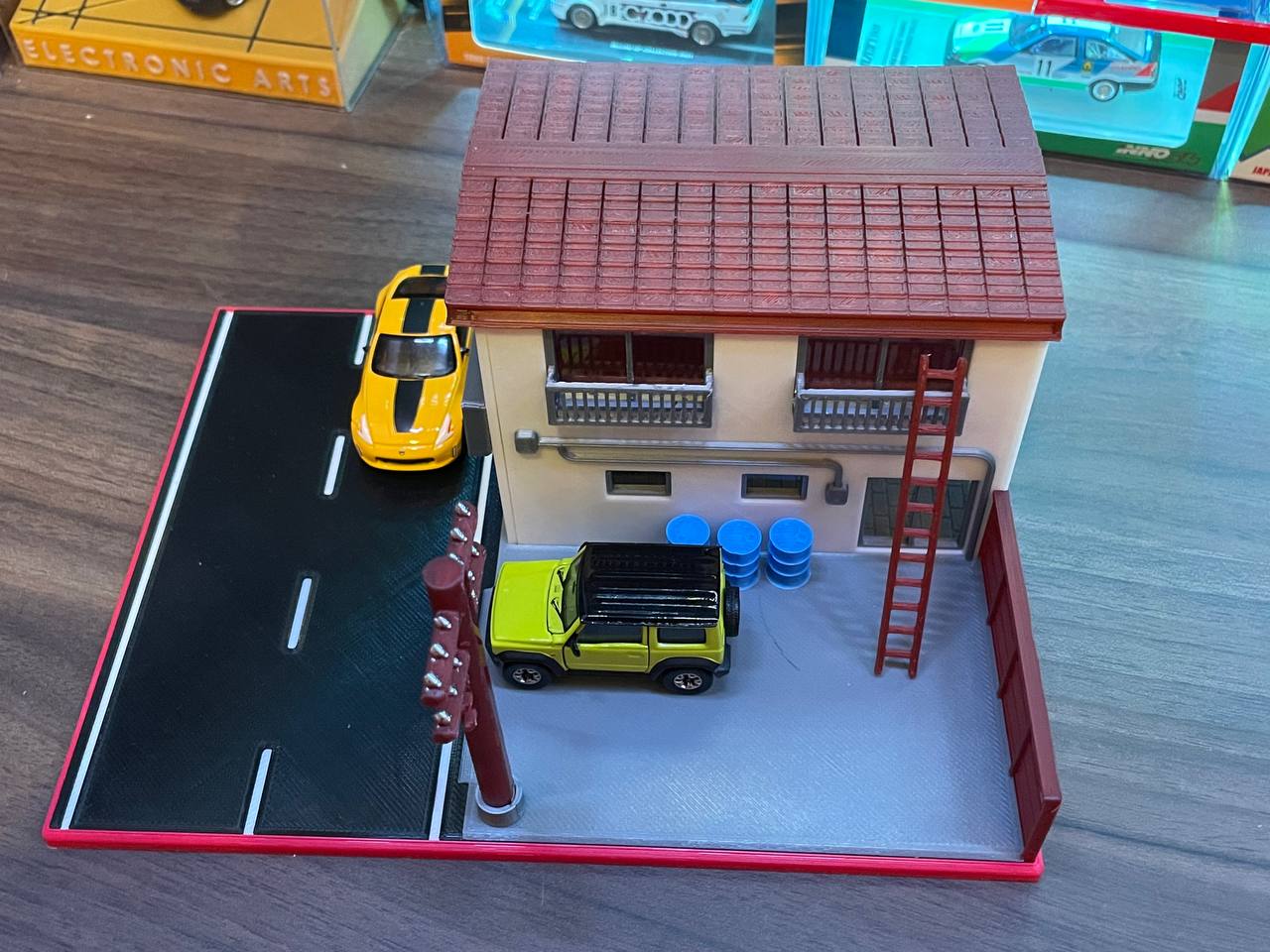 Japanese Style Shop Diorama (Initial D Theme) by GigaPenguin | Download ...