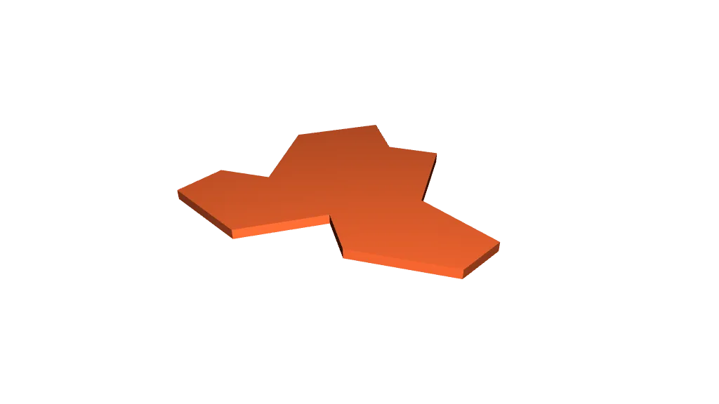 Einstein ＂hat＂ tile by osbock | Download free STL model | Printables.com