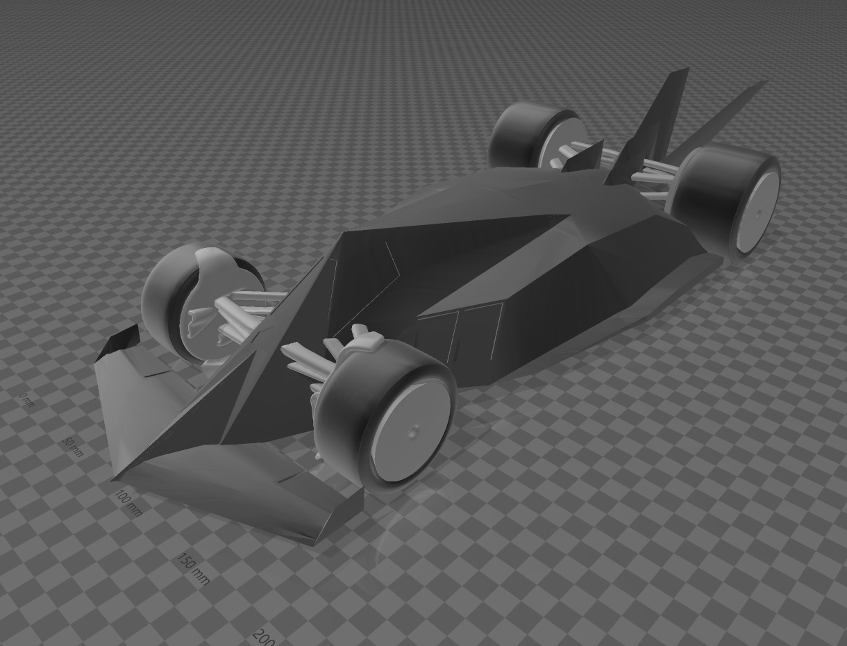 Nighthawk Formula Car Concept by Wolvie | Download free STL model ...
