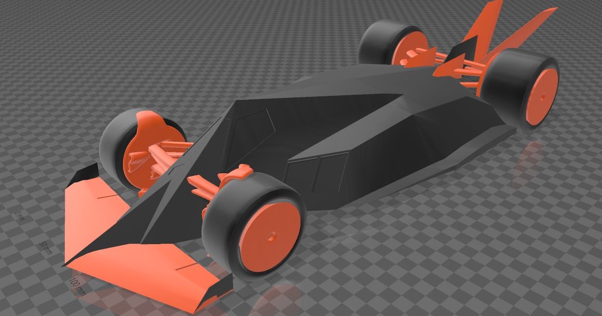Nighthawk Formula Car Concept by Wolvie | Download free STL model ...