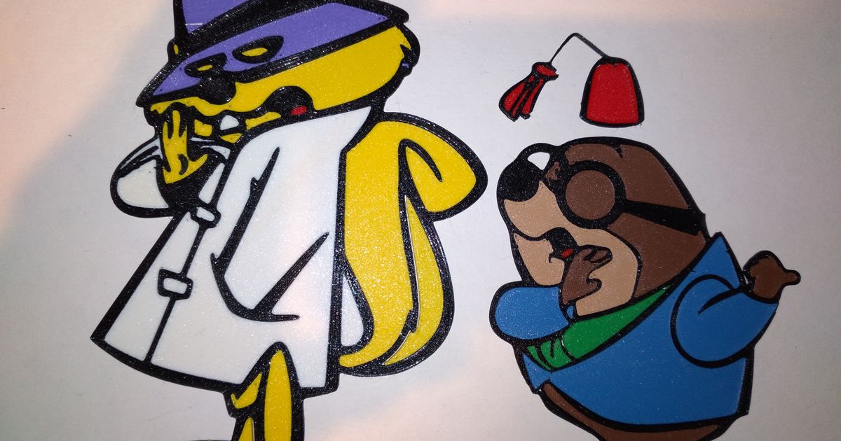 Secret Squirrel & Morocco (Multi-material colour version) by Benoît ...