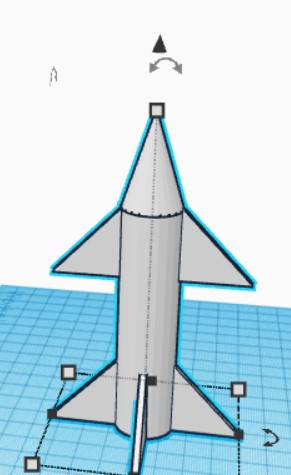 nasa rocket to the moon small v2 125 mm by Milton Baggio Carvalho ...