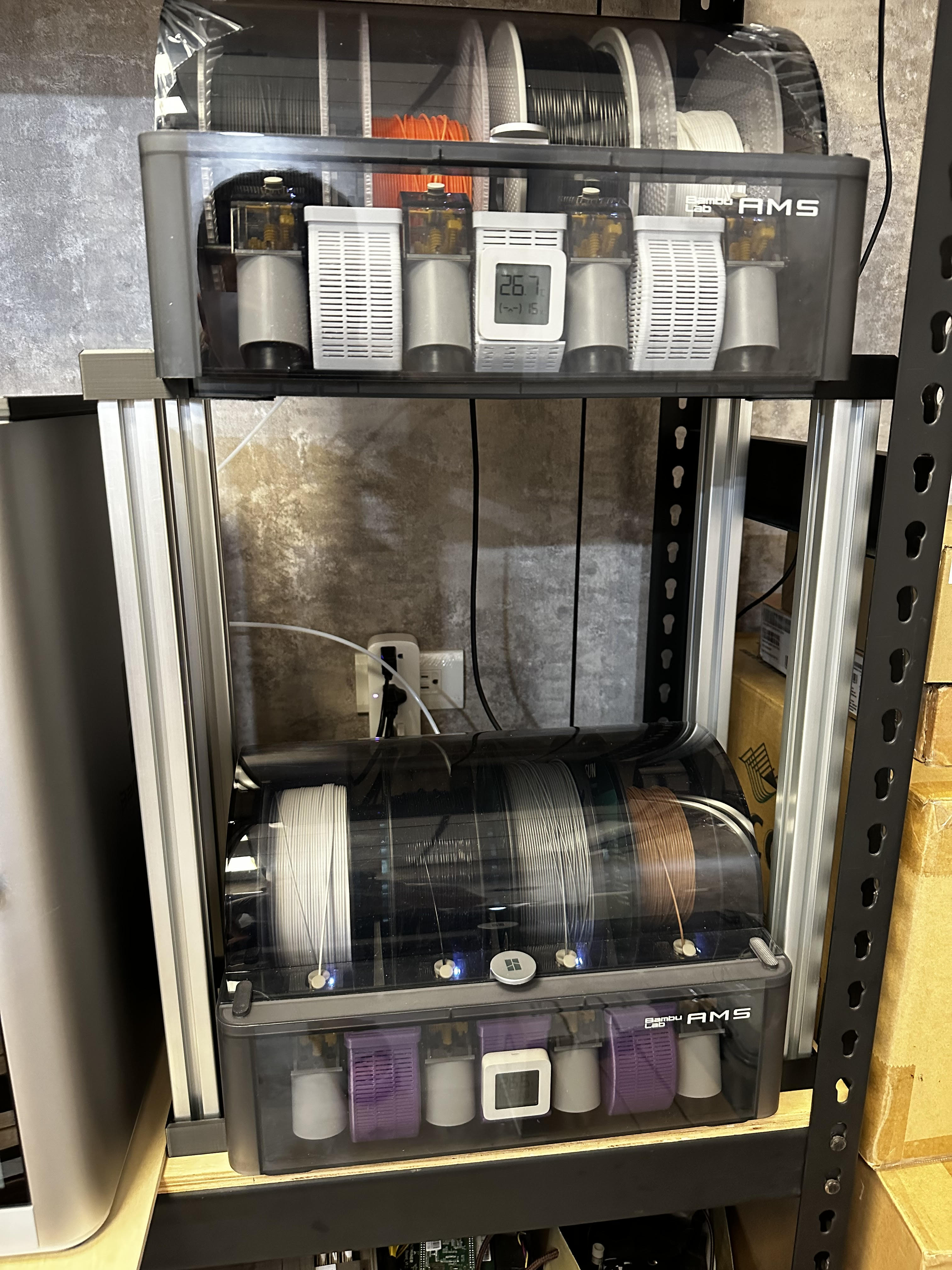 Bambu Labs AMS 2-tier stand for 3030 Extrusions von intelli ...