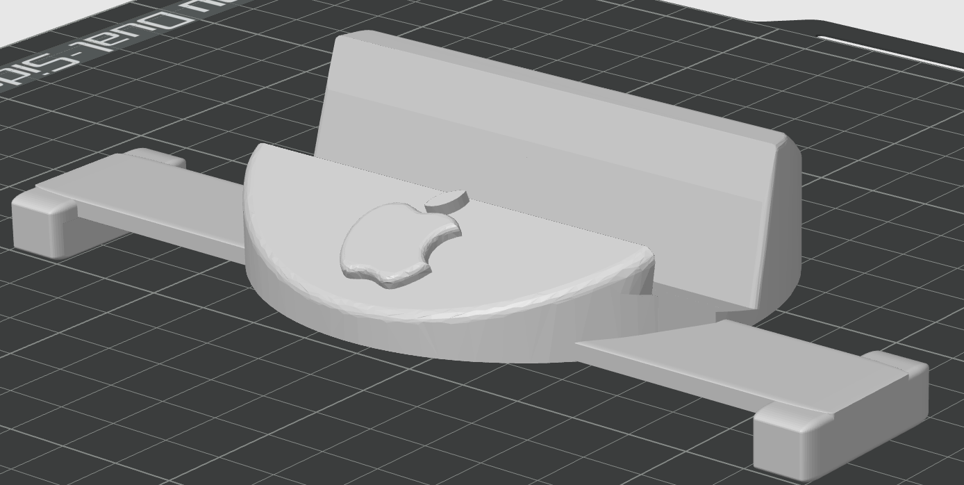iPhone Stand works with Case to mount under iMac on the base by ...