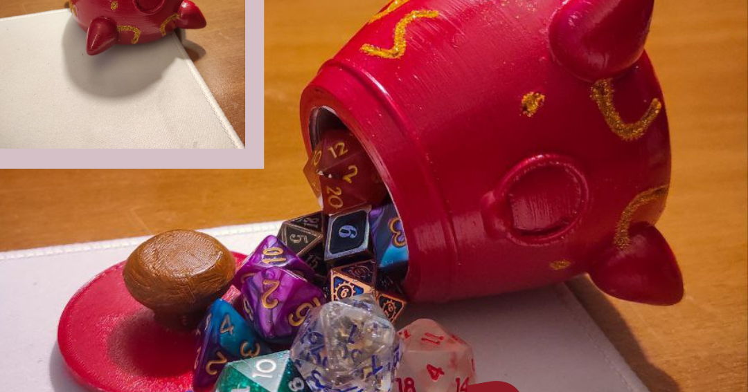 Cauldron Dice Holder by Colayser 3D | Download free STL model ...