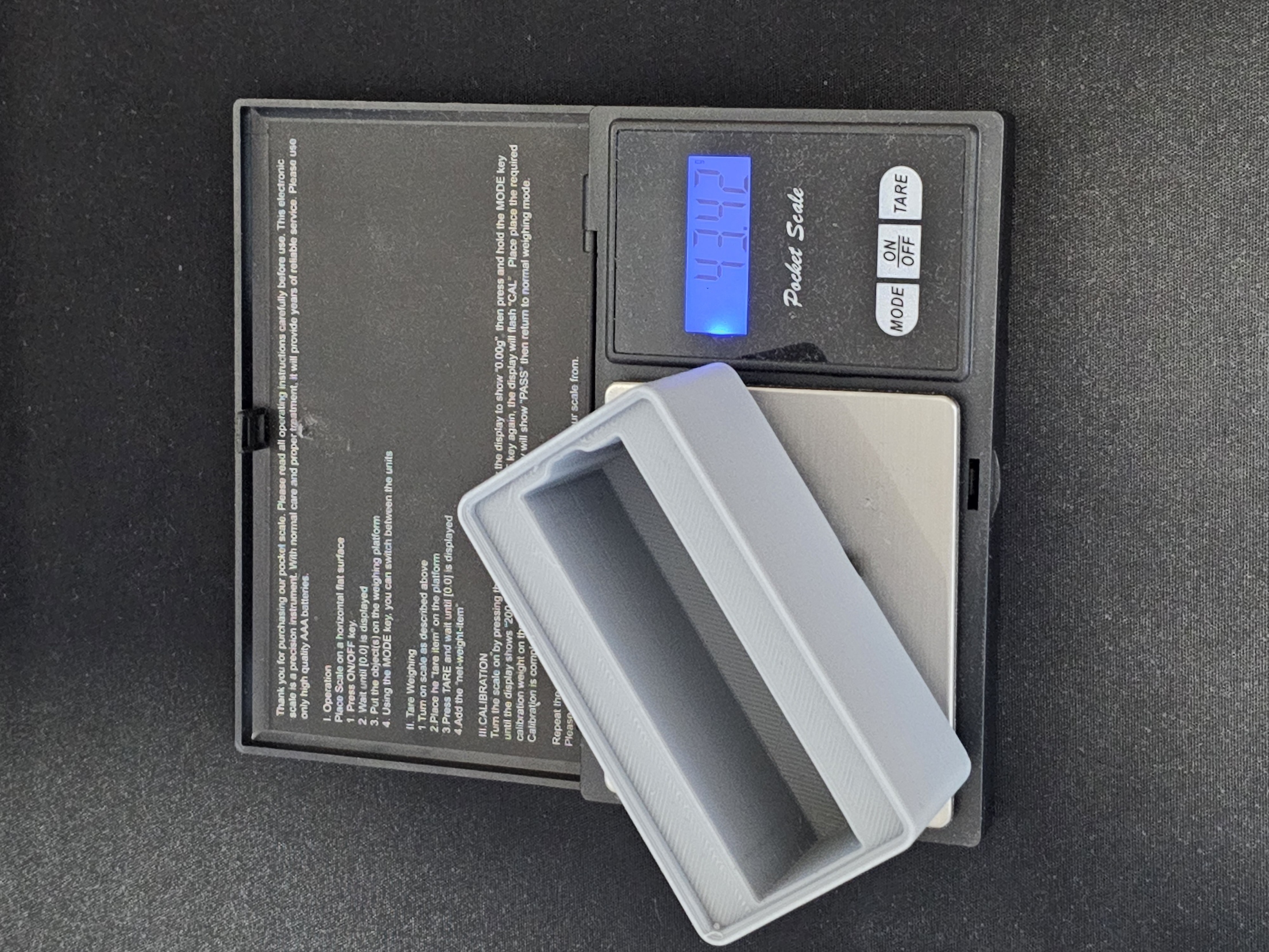 Gridfinity fine weight pocket scale by Mazori | Download free STL model ...